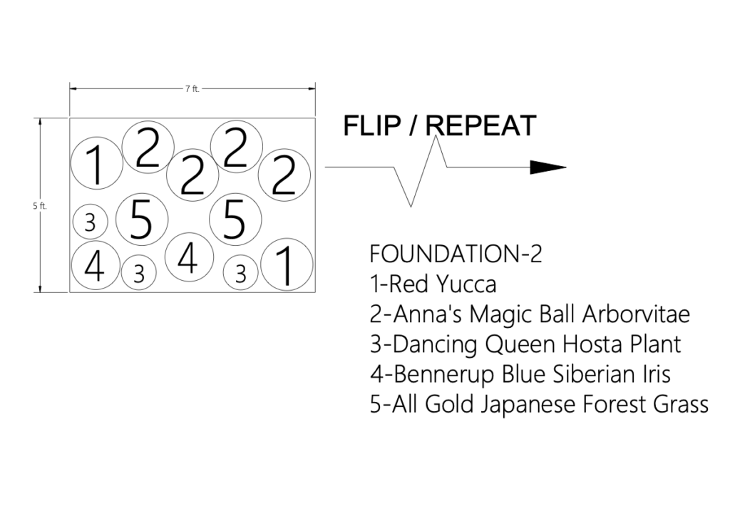 Foundation 2 - Right Side | Plant by Number
