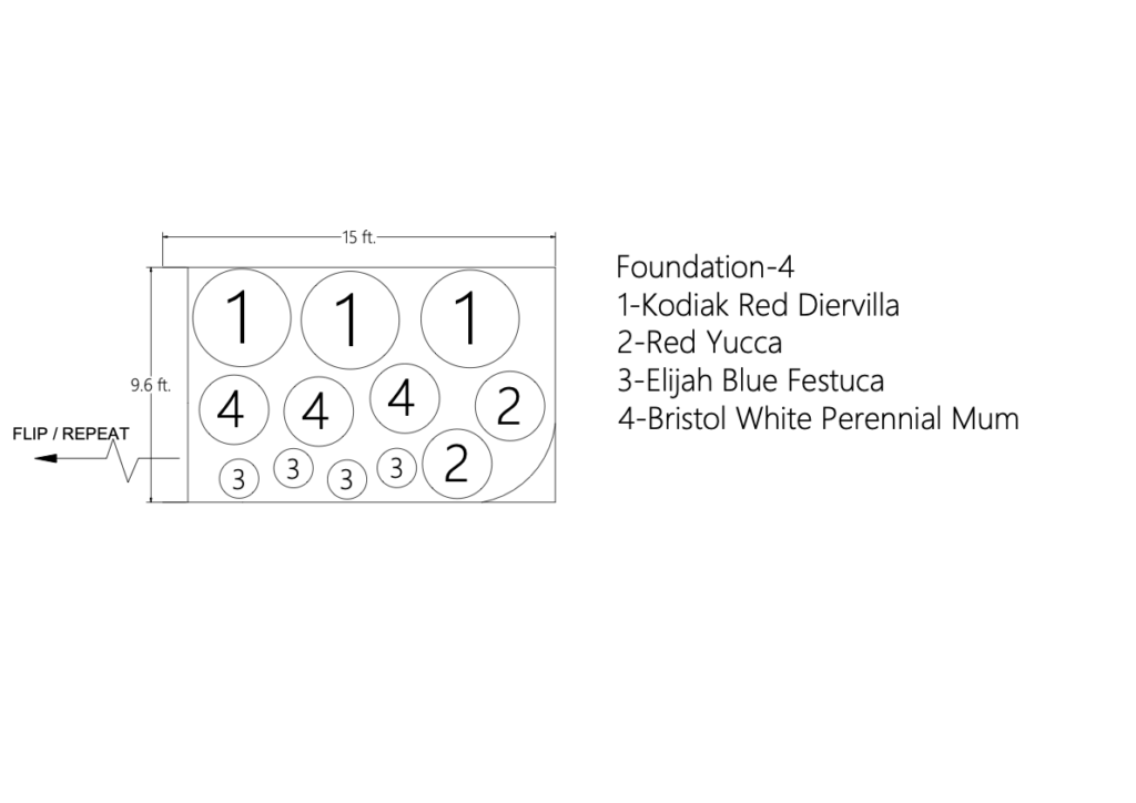 Foundation 4 - Left Side | Plant by Number